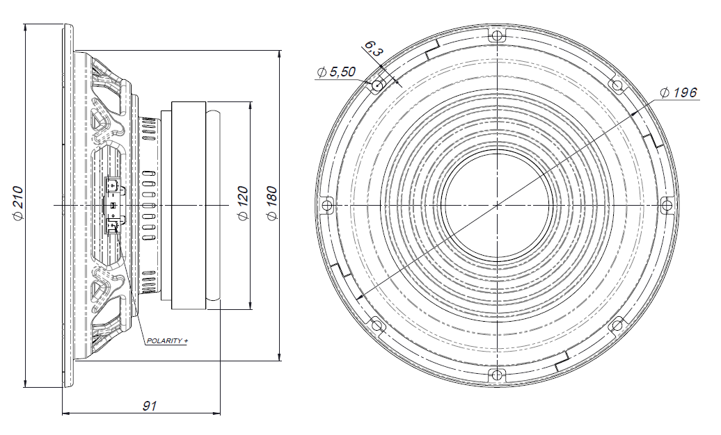 Beyma 8CMV2 - 8″ Woofer