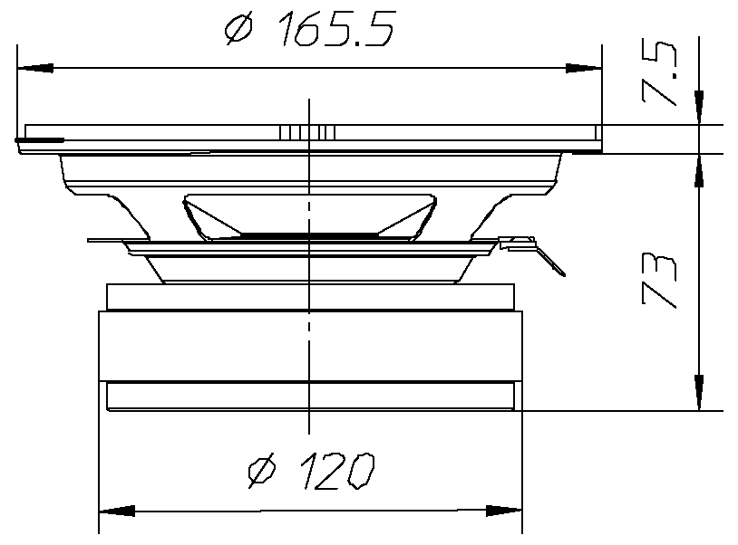 Ciare CW162 - 6.5″ Woofer